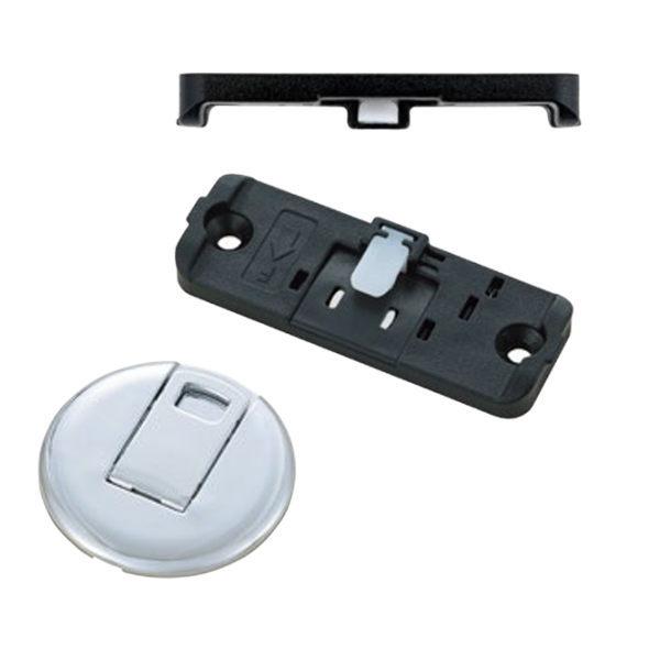 扉のデザインを損なわない、後付タイプのコンシールドドアストッパー材質【床側金具】カバー：ABS、床金具：SPCC【扉側金具】マグネット本体：POM、マグネット：ネオジム磁石使用条件対応扉重量：30kg以下取付位置：戸先から200mm以内床〜...