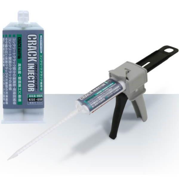 高粘度・垂直面でもダレないコンクリート壁面クラックの補修に最適接着力に優れた湿潤面施工型用途●コンクリートクラック部分の湿潤面・乾燥面補修●コンクリート壁面のクラックの補修●やや幅の広い床面クラックや欠損部の充填補修●狭い隙間の充填接着●ハ...