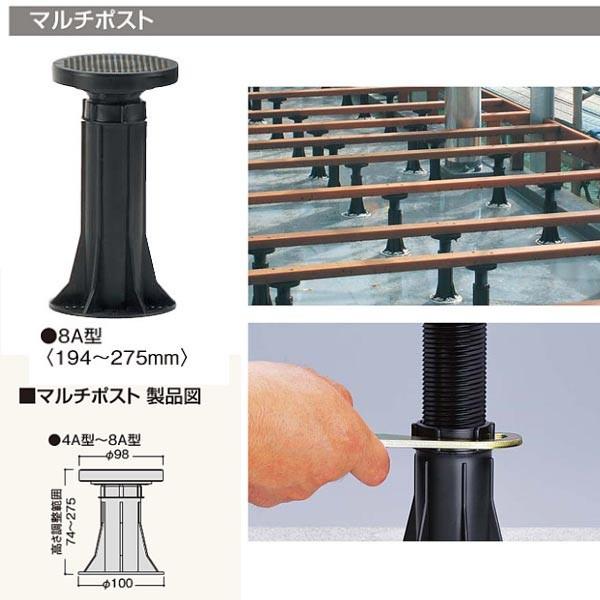 屋外という過酷な自然環境での使用に耐える、安心の耐候性樹脂製束柱。●オール樹脂化で高耐水性を実現し、腐朽はありません。●屋外使用を考慮、長期間設計圧縮耐荷重を維持できる耐候性樹脂製です。●リサイクルし易い設計です。●天面の樹脂台板が丸型なの...