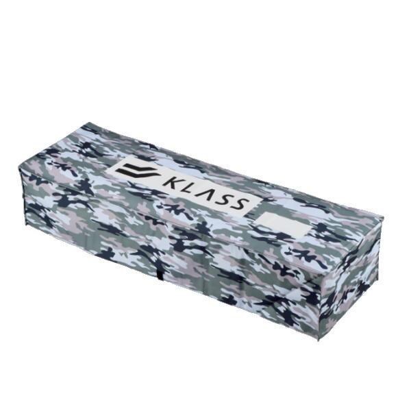 糊付機カバーに新たなデザインが登場！糊パテや埃などの汚れが目立ちづらいカモフラグレーを採用！保管時のホコリよけ、糊の乾燥防止に！サイズ：1420×485×290mm操作ＢＯＸおよびスリッターをセットした状態でかぶせることができます。