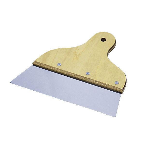 特長　従来の地ベラの柄を短くし、腰袋への出し入れが行いやすく、コーナー周りの施工でも柄が邪魔になりません。