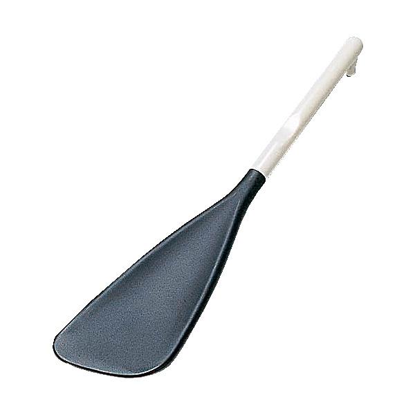 特長　パテ補給がしやすいよう、ヘラ部にくぼみがあり、表面は特殊コーティングのため、パテがつきにくく、付いても落ちやすくなっています。