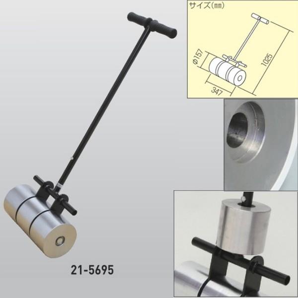 長尺床材の接着後の空気抜きに便利なローラーです。ローラー荷重が50kgで、より強力に施工することができます。旧メーカー名：極東産機（カタログ掲載のため製造元は違う場合があります。）