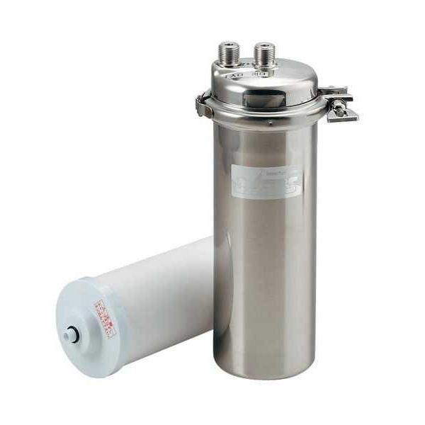 ●株式会社キッツマイクロフィルター製●使用圧力：0.1〜0.6MPa●使用温度：5〜30℃●逆止弁つきボール止水栓、受皿、ブラケット付き●先止式の浄水器のため、当社の単水栓はどれでも取付できます。●カートリッジ品番：LOASC-0