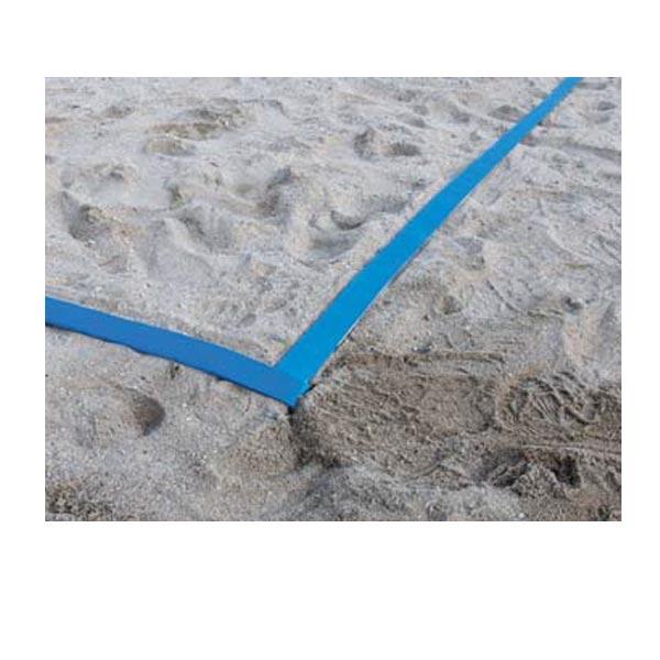 コーナー部分専用設計にすることにより、砂に埋もれずきれいに設置できます。また設置した状態での微調整も可能です。耐久性にすぐれた厚手のテープ色あせにくい青色タイプ材質＝ポリエステルサイズ＝テープ：厚2mm×幅50mmカラー＝青8m×16mビー...