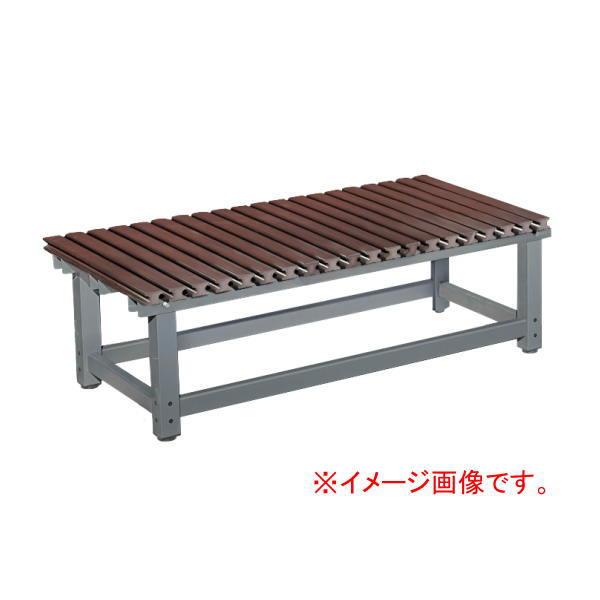 天板はUV吸収材、ハイインパクト材を配合で色褪せや劣化に強く、強度も優れています。全ての脚にアジャスターが付いているので微調整が可能です。転倒防止金具付き製品耐荷重150kg