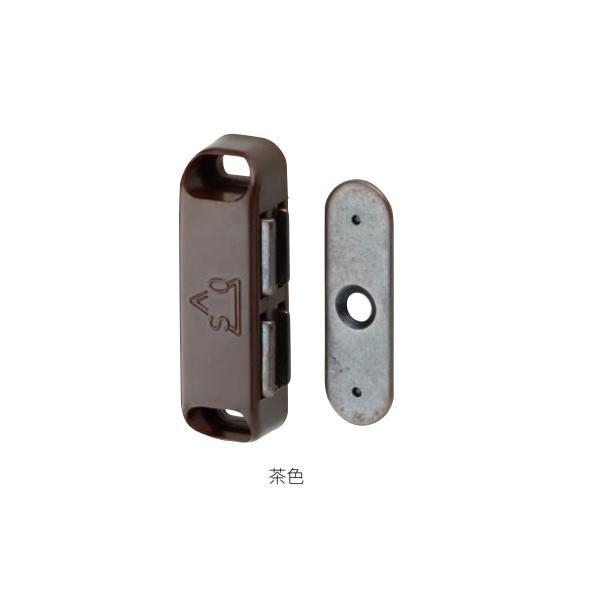 材質：プラスチック仕上：白色、茶色吸着力：2.5kg付属ネジ：丸木ネジ　3.1×15　　　　　皿木ネジ　3.1×13