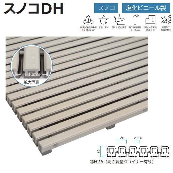 特長　グレーチングとしてではなく、スノコとして使用することを目的とした二段階の高さに対応可能な水周り向けのマットです。　25mmと20mmの枠の高さに合わせた現地対応が可能です。　逆目形状により車椅子等の通行時に車輪が隙間に挟まることが少な...