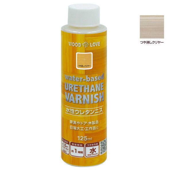 用途　家具やドア・木製品・日曜大工・工作品に。　屋内で使用する木製家具や工作品に。特長　においが少なく、塗りやすい水性塗料です。　乾くと硬い塗膜ができ、実用的なものにも使えます。　着色とニス塗りが同時にでき、木目を生かした美しいつやに仕上が...