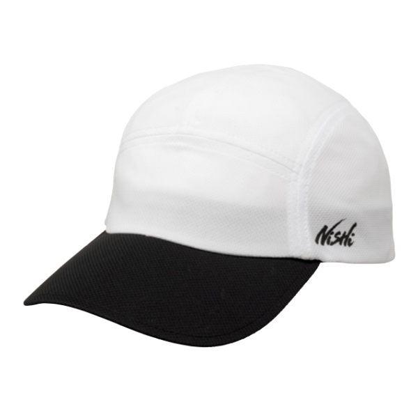 ツバがたためて持ち運びに便利な、暑さ対策に役立つ軽量キャップ。内側に熱がこもりにくいメッシュ素材を採用。陸上競技会でも着用できるワンポイントデザイン。サイズ：OS（56cm〜60cm）素材名 ブリスター品質 ポリエステル100％ベトナム製