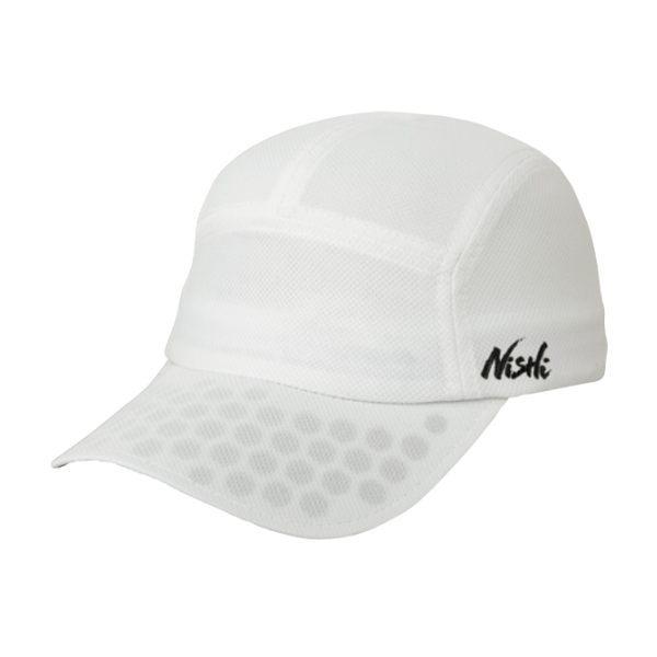 ツバがたためて持ち運びに便利な、暑さ対策に役立つ軽量キャップ。内側に熱がこもりにくいメッシュ素材を採用。陸上競技会でも着用できるワンポイントデザイン。サイズ：OS（56cm〜60cm）素材名 ブリスター品質 ポリエステル100％ベトナム製
