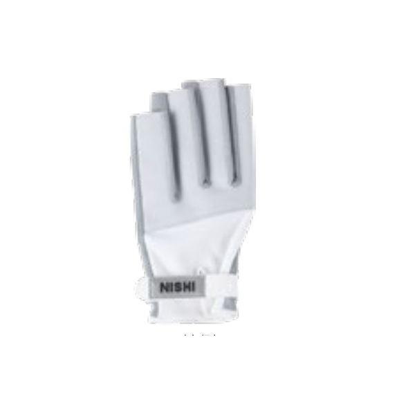 サイズ：(S)23cm、(M)24cm、(L)25cm、(O)26cm、(XO)27cm、(XXO)28cm材質：　指部・マチ部・手のひら / 人工皮革　甲部 / ナイロン樹脂　ベルト / 合成皮革中国製※サイズごとに「NISHI」ロゴ刺繍...