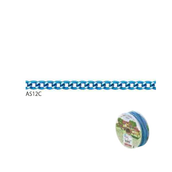 ●軽量性と鮮やかなカラーの美しさが特長のチェイン。装飾や手芸などの用途に適しています。●フリクションショートマンテルの面取り部の素材感を活かしました。リール重量：75g重量：11.5g／m入数：30m表面処理：緑、青、赤、茶、紫