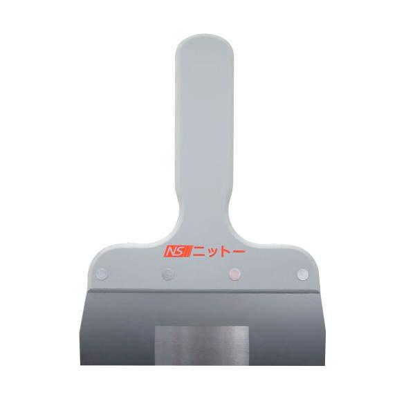 一発で最高の仕上がり・パテ塗付と同時に塗付端部（耳）を削ぎ落すことができる。・表面（ブレード特殊研磨）と裏面（無研磨）の両方を使用できるため、下地の状況に合わせて切り替えることができる。