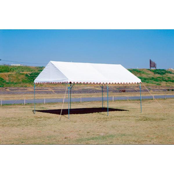 桁パイプに『抜け防止ロック』を採用。桁と柱が一体になり、組み立て時、パイプが抜け落ちずにスムーズに立ち上げ出来ます。パイプ：高張力鋼パイプ31.8φ×1.4t（トップコートノンクロムタイプ透明塗装仕上げ）生地：エステル帆布（防カビ加工）付属...