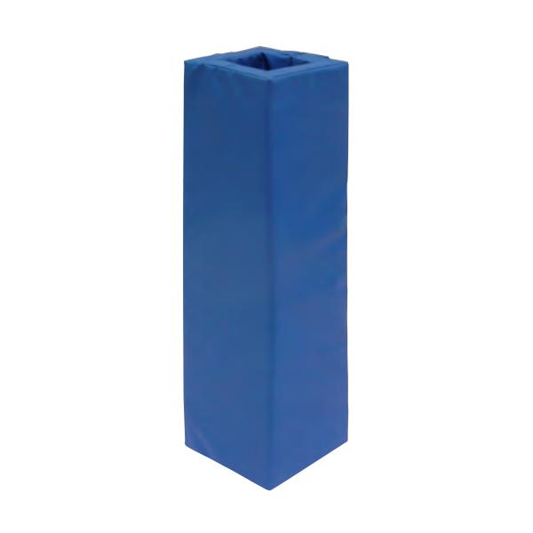 ラグビーゴール・フラッグ、鉄棒支柱などの安全対策に最適。マジックテープで簡単取付。素材：外被／エステルターポリン、マジックテープ　　　芯材／特殊ウレタンサイズ：高さ180×外幅23×厚さ4cm