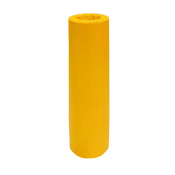 ラグビーゴール・フラッグ、鉄棒支柱などの安全対策に最適。マジックテープで簡単取付。素材：外被／エステルターポリン、マジックテープ　　　芯材／特殊ウレタンサイズ：内径8×外径14×高さ180cm