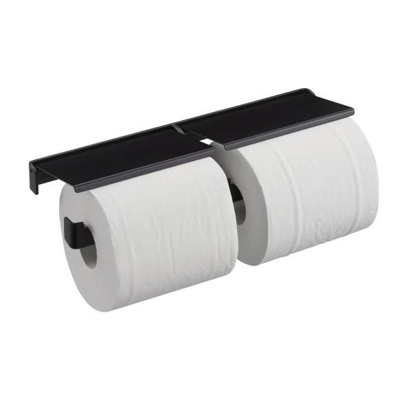 特長：流れるようなラインと無駄のないフォルム、重厚感のある墨のような黒にマットな質感が、様々な空間に調和します。材質：ステンレス寸法：W281xD88取付ビス有無：有浴室可否：可仕上げ：マットブラック