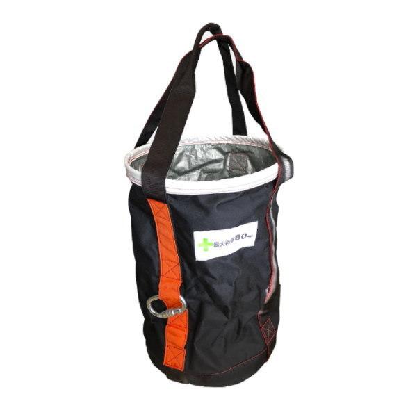 裏面を擦らない底足付！把手ベルトが底まで、しっかりホールド。底の鉄板厚み1.0mm。立ち上がりが、すり切れを防ぐ。サイズ：320φｘ500mm。使用荷重約80kg