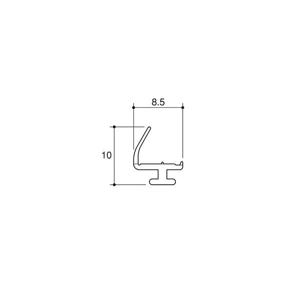 部位：たて枠備考共通１：10m巻の梱包です。使用されている商品名：アペックス１００勝手口上げ下げドア　（廃止年　2004T）