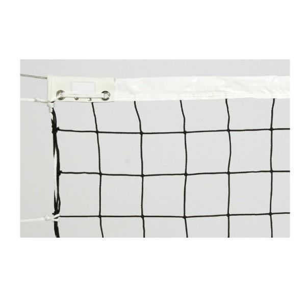 バレーネットを安全にお使いいただく為、使用前に必ずささくれや破断等がないかご確認ください。ワイヤーロープ破断により支柱のタワミが解放され、身体に接触する事故が最近増えておりますのでワイヤーロープを支柱に張る際、身体はワイヤーロープと巻器の正...