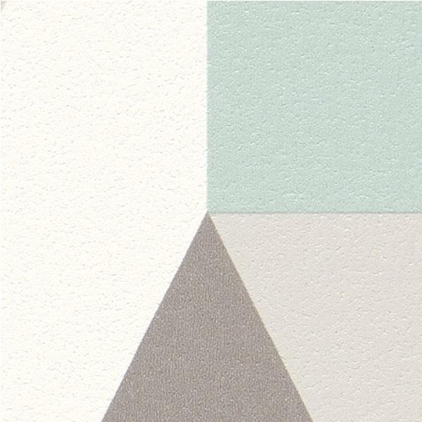 リズミカルに三角形や四角形が連なり合う、インパクトのある幾何学パターンです。お部屋に個性を演出してくれます。機能:日本工業規格JIS適合品です。壁紙工業会により制定された、自主安全規格の基準をクリアしている商品です。建築基準法に基づく、ホル...