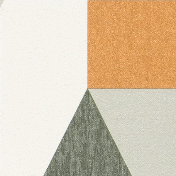 リズミカルに三角形や四角形が連なり合う、インパクトのある幾何学パターンです。お部屋に個性を演出してくれます。機能:日本工業規格JIS適合品です。壁紙工業会により制定された、自主安全規格の基準をクリアしている商品です。建築基準法に基づく、ホル...