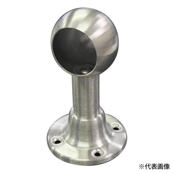 ステンレス製で耐久性に優れています。パイプ取付金具。ステンレス製で耐久性に優れています。水周りにも使用可能。取付ねじ付属。材質：ステンレスSUS-304。仕上：ヘアライン。パイプ径19mm用。仕様：通。