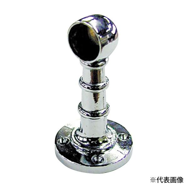 最もオーソドックスなパイプ取付金具最もオーソドックスなパイプ取付金具。大量使用に最適。取付用木ねじ付属。材質：亜鉛ダイカスト。仕上：クロームメッキ。パイプ径16mm用。仕様：止。