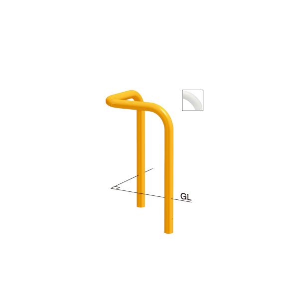 品名:コーナーアーチ施工タイプ:固定式材質:スチール仕様:サイズ:φ60.5(t2.8) W600×W600×H650重量:約10.4kg仕上げ/カラー:焼付塗装　(Y):黄　(W):白　(C):茶備考: