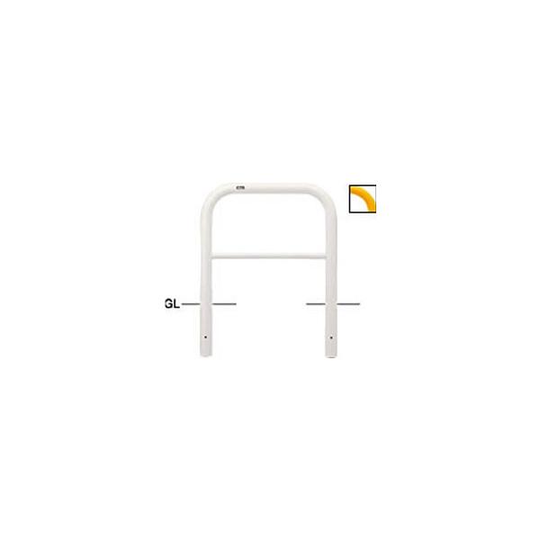 品名:アーチ施工タイプ:固定式材質:スチール仕様:横桟付サイズ:φ60.5(t2.8) W700×H650重量:約9.8kg仕上げ/カラー:焼付塗装　(Y):黄　(W):白　(C):茶備考: