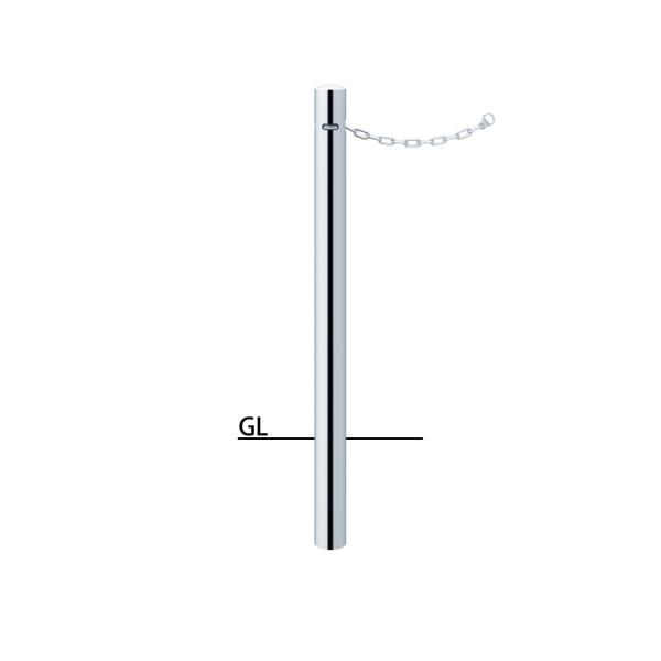 品名:ピラー施工タイプ:固定式材質:ステンレス仕様:クサリ内蔵(2m)サイズ:φ76.3(t2.0) H850重量:約4.9kg仕上げ/カラー:#400備考: