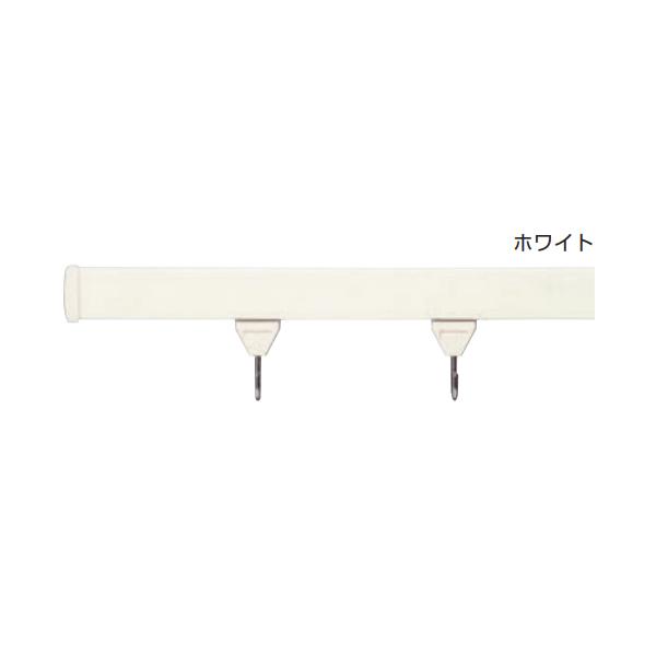 カバーを付けて、やわらかな印象のレール。【材質】カバー：ポリ塩化ビニル樹脂※必ず安全荷重以下でご使用ください。※安全荷重が異なるレール・フック・ハンガーセットを組み合わせて使用する場合、最も小さい安全荷重以下でご使用ください。