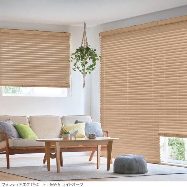 遮蔽性に優れた、最上級の木製ブラインド「フォレティアエグゼ」。細部にこだわった仕様で、快適な窓辺づくりをサポートします。遮蔽性に優れ、採光・視線を自在にコントロール。細部にこだわった「フォレティアエグゼ」。　昇降コードを通す穴がないので、コ...