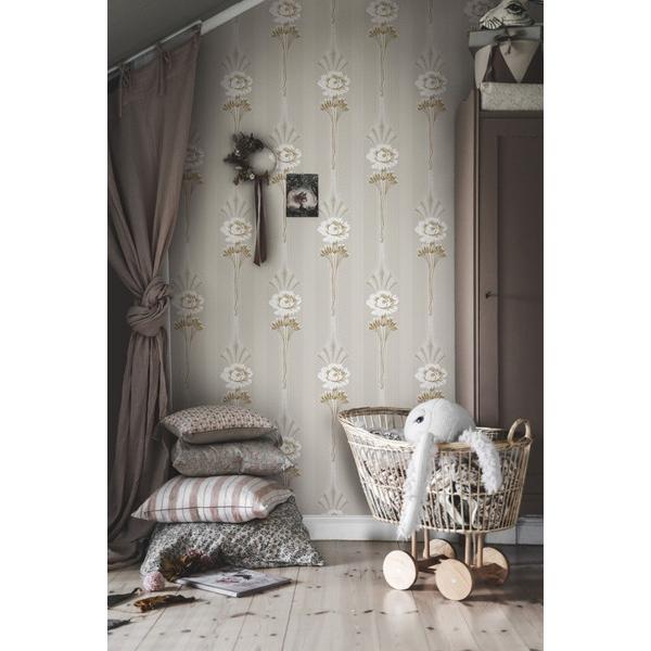 品番：811-21品目：壁紙規格：53cm×10m巻リピート：53cmステップ柄材質：不織布防火性能：不燃シックハウス基準：F☆☆☆☆有効期限：〜2025年12月31日コレクション名：ETT HEM在庫場所：国内在庫品ブランド：SANDBE...