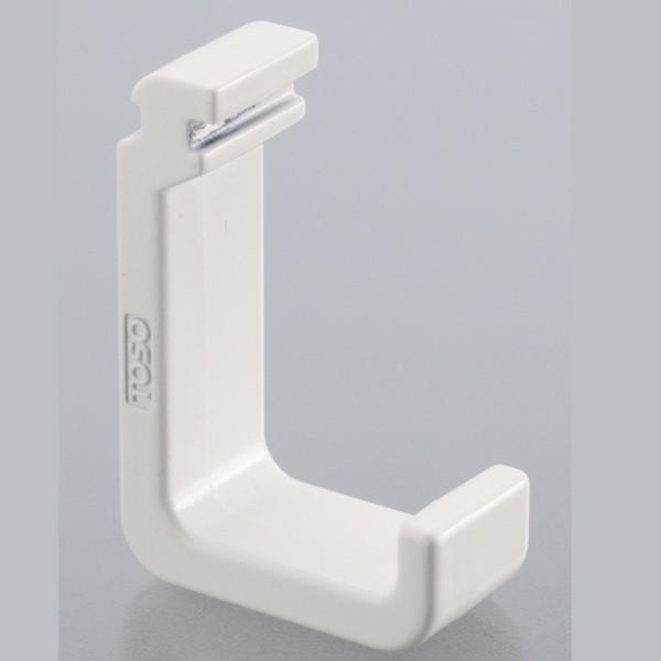 3タイプの専用フックを用意しています。●後入れタイプ10kg※ モノフック10-Aにハンガーは使用できません。【素材】アルミダイカスト仕上げ：ホワイト