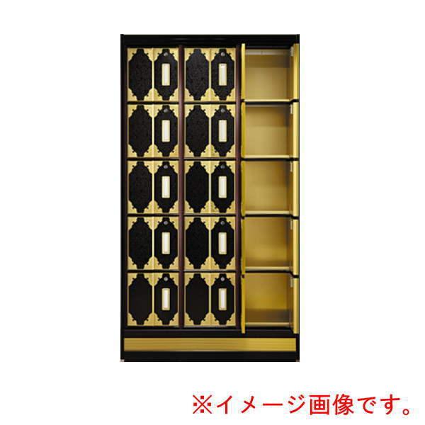 電解着色アルマイト加工「ウルシ調」完成品ですので設置工事がなく、増設や移動が簡単です。扉は両開きで表面には上品な模様が入っています。扉の色調変更は別途お見積りいたします。鍵は各家ごとに取付けています。付属品：マスターキー・名札用ケント紙（透...