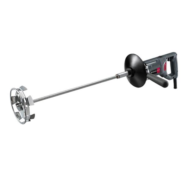 ２段変速の撹拌専用ドリル低速・高速の２段変速の撹拌ドリルで、また、リング付ステンレスダブルスクリューとリング付ファン（アルミ３枚羽根）を標準装備しています。仕様電源：100V消費電力：860W回転数：低速600回/分　高速1300回/分羽根...