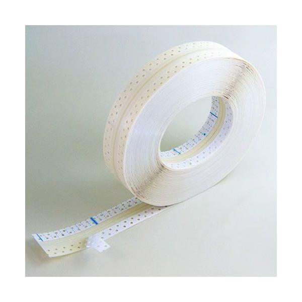 ●パンチ穴の間隔を広げることにより、粘着テープのおさまりがアップ●60mmの幅広タイプで、厚手の石膏ボードや突合せの不十分な出隅への対応力がアップ特長　折り曲げてしごくとL字状になりますので、出隅への貼り付けが容易です。　パテの付着力アップ...