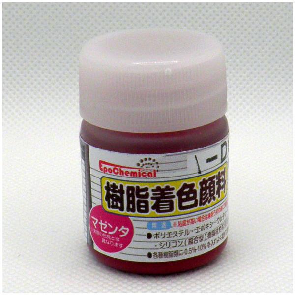 用途：ポリエステル・エポキシ・ウレタン・アクリル樹脂・シリコン樹脂材やポリパテ材の着色に注意事項：樹脂専用着色剤火気を近づけない。幼児の手の届かない冷暗所に保管する。容量：20ｇ色：マゼンタ使用方法：各種樹脂類に0.5％〜10％を入れよく混...