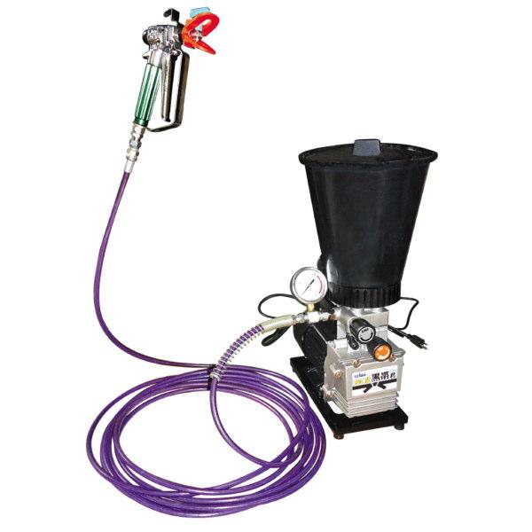 作業場所　外装・内装・屋根・シャッター・鉄鋼・コンテナ内外塗装選定：シーラー、ウレタン、アクリル、一般錆止め作業効率：塗料飛散を大幅に削減最大吐出量：1.5L/分常用最大圧力：13MPa駆動源出力：AC100V・400W寸法（L×W×H）：...