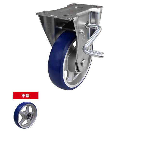 車輪ホイル：アルミ車輪：ウレタン（B入）車輪径D(mm)：200車幅W(mm)：45取付高H(mm)：250取付座(mm)：151×102取付寸法X×Y(mm)：112×63穴径P(mm)：11.5許容荷重daN(kgf)：400（408.0）
