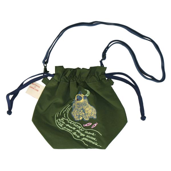 スペック■サイズ：約 横 24cm×縦 22cm×マチ 12cm■素材：表地 ナイロン100%、裏地 ポリエステル100%■付属品：ショルダーベルト■原産国：中国■洗濯不可