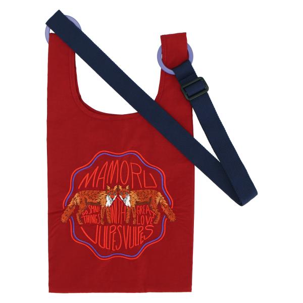 スペック■サイズ：約 横 22cm×縦 41cm×マチ 11cm■素材：表地 ナイロン100%、裏地 ポリエステル100%■付属品：ショルダーベルト■原産国：中国■お手入れ：手洗い