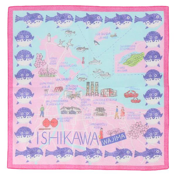 【発売日：2023年09月15日】スペック■サイズ：約 58cm×58cm■素材：綿100％■原産国：日本【商品について】能登半島のある石川県は、金沢に代表される食の宝庫よね。代表的なお魚は？もちろん『のどくろ』も思い浮かぶけど、日本一、二...