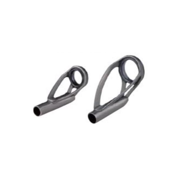 富士工業(Fuji工業)KGトップガイド(アロワナトップ)糸絡みしにくい傾斜ブリッジつきの最軽量トップ。リングの高さがティップガイドと揃う。スピニング・ベイトキャスティング両用●仕様　・深絞りフレーム　・ハイフレームトップ　・3D構造による...