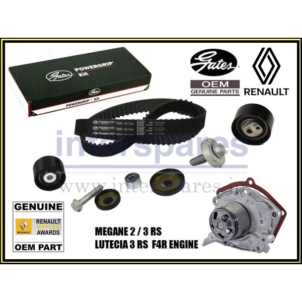 ルノー メガーヌ 3 RS 2.0 スポール 型式 DZF4R 純正 OEM タイミングベルト キット 対策 OES ウォーターポンプ付 セットです。