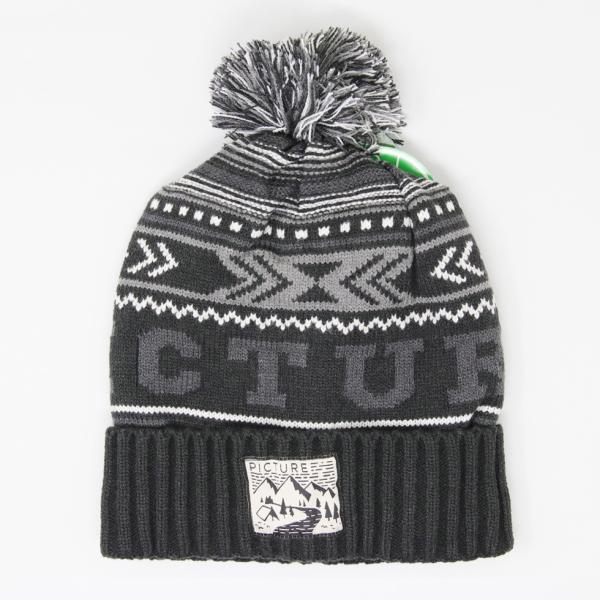 カントリーテイストの編み柄が可愛いニットキャップ。