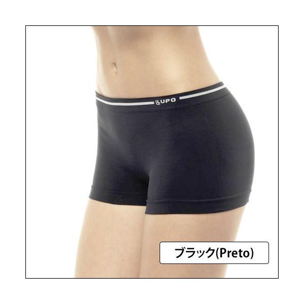 ストレッチ性が高いので着け心地◎。お腹とお尻を優しく包み込んでくれます。【ブランド】LUPO（ルポ）【タイプ】ショーツ【サイズ】M【カラー】ブラック(Preto)【素材】ナイロン94％、ポリウレタン6％【原産国】ブラジル