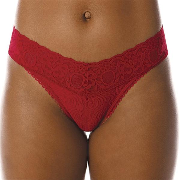 総レースのブラジリアンショーツ。やさしいレース素材でヒップを包み込み、快適な穿き心地です。【ブランド】DeMillus（デミルス）【タイプ】ショーツ（ブラジリアン）【サイズ】A（SS〜M）【カラー】レッド (Carmim)【素材】本体：ナイ...